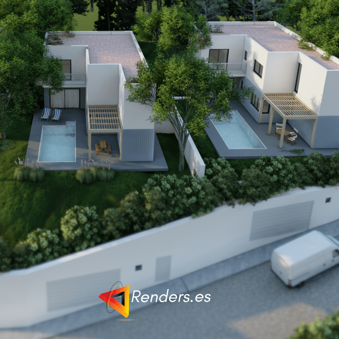 Render urbano 3D - Renders urbanos - render para diseño urbano