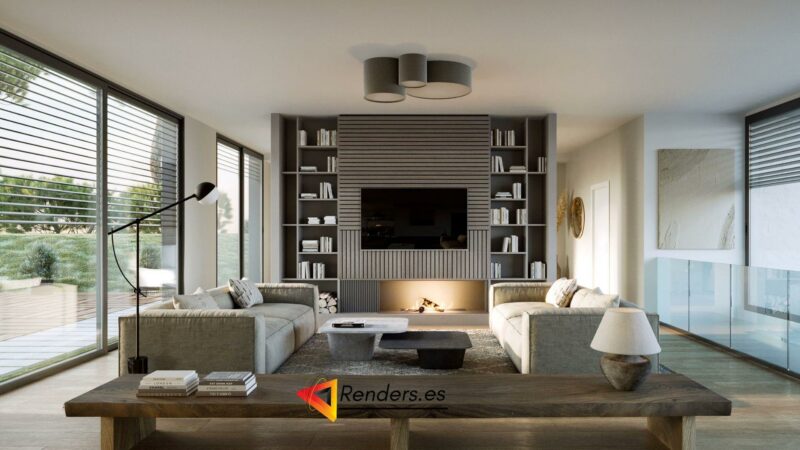 Renders Arquitectura 3D - Renderizado - render arquitectura