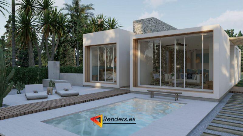 Renders Arquitectura 3D - Renderizado - render arquitectura